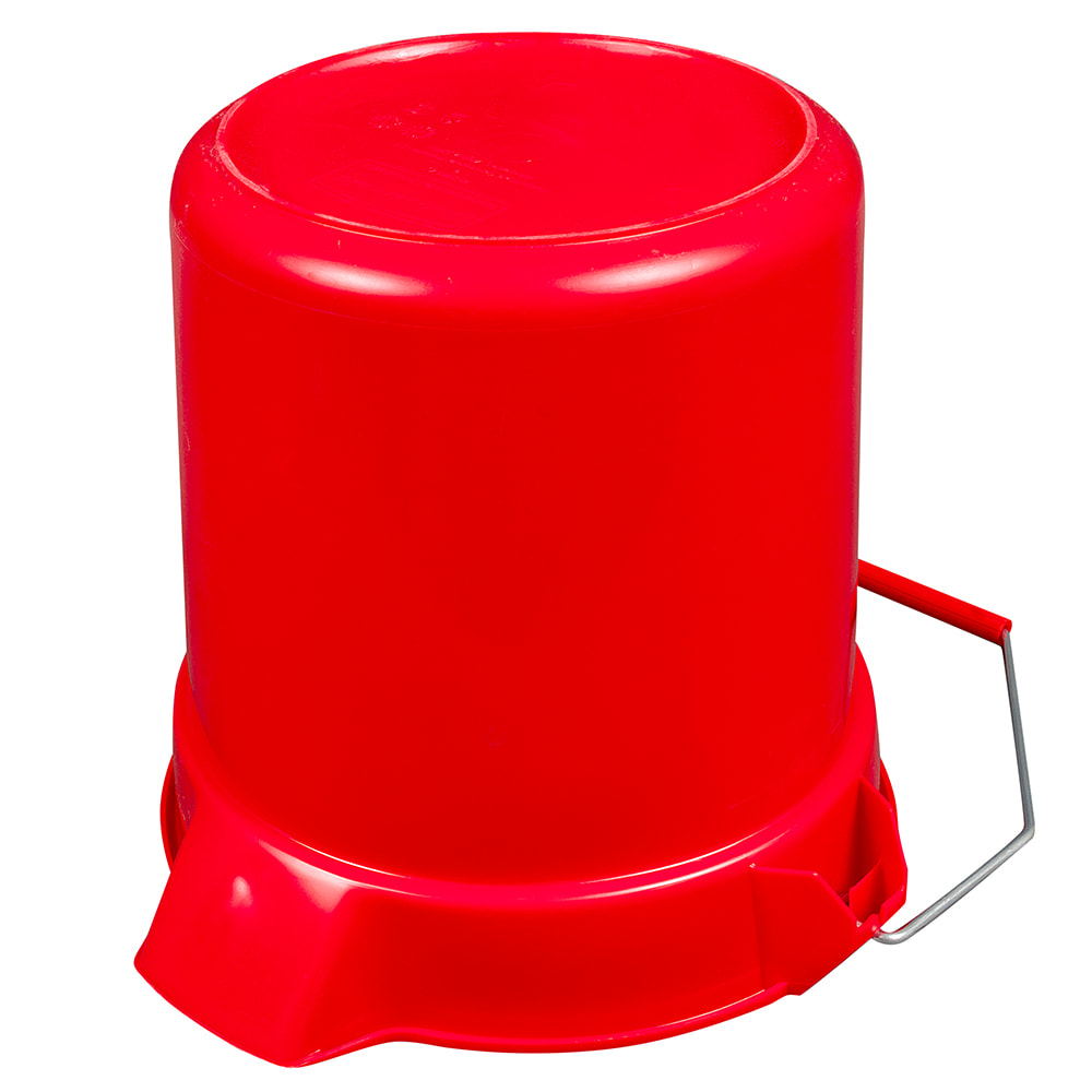 Rubbermaid FG296300RED 10 qt Round BRUTE Bucket - Red