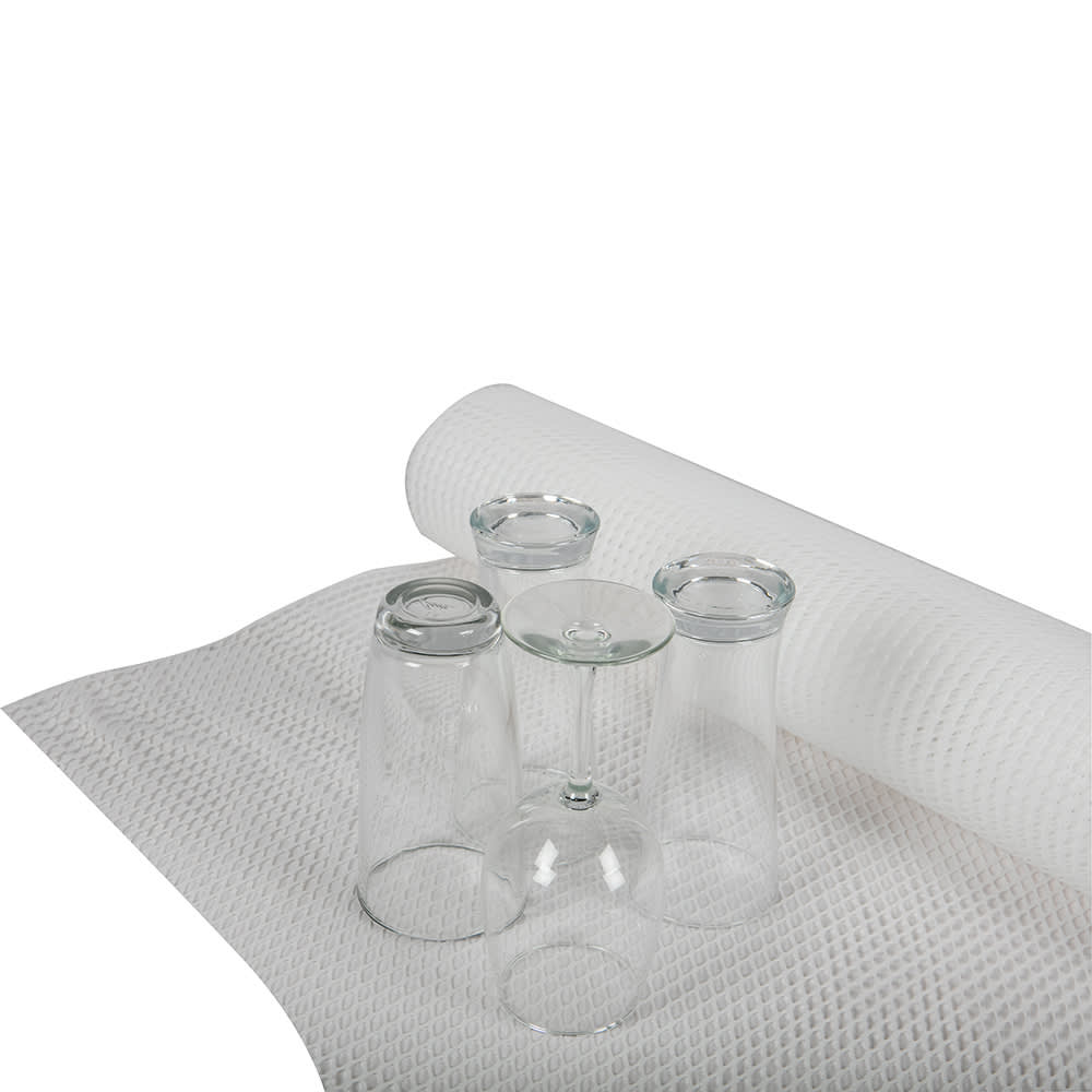 San Jamar PL0103 Poly-Liner Poly Shelf Liner, 2 x 10 ft Roll, Clear