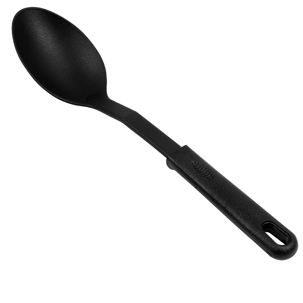 Winco NC-SS1 Solid Nylon Spoon, Black