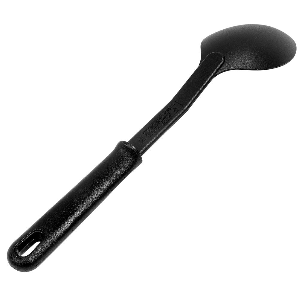 Winco NC-SS1 Solid Nylon Spoon, Black