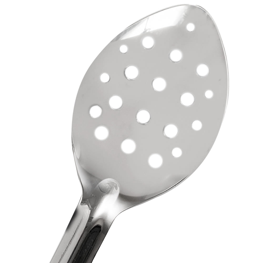 Winco Bhpp 13 13 Perforated Basting Spoon W Stop Hook And Black Plastic