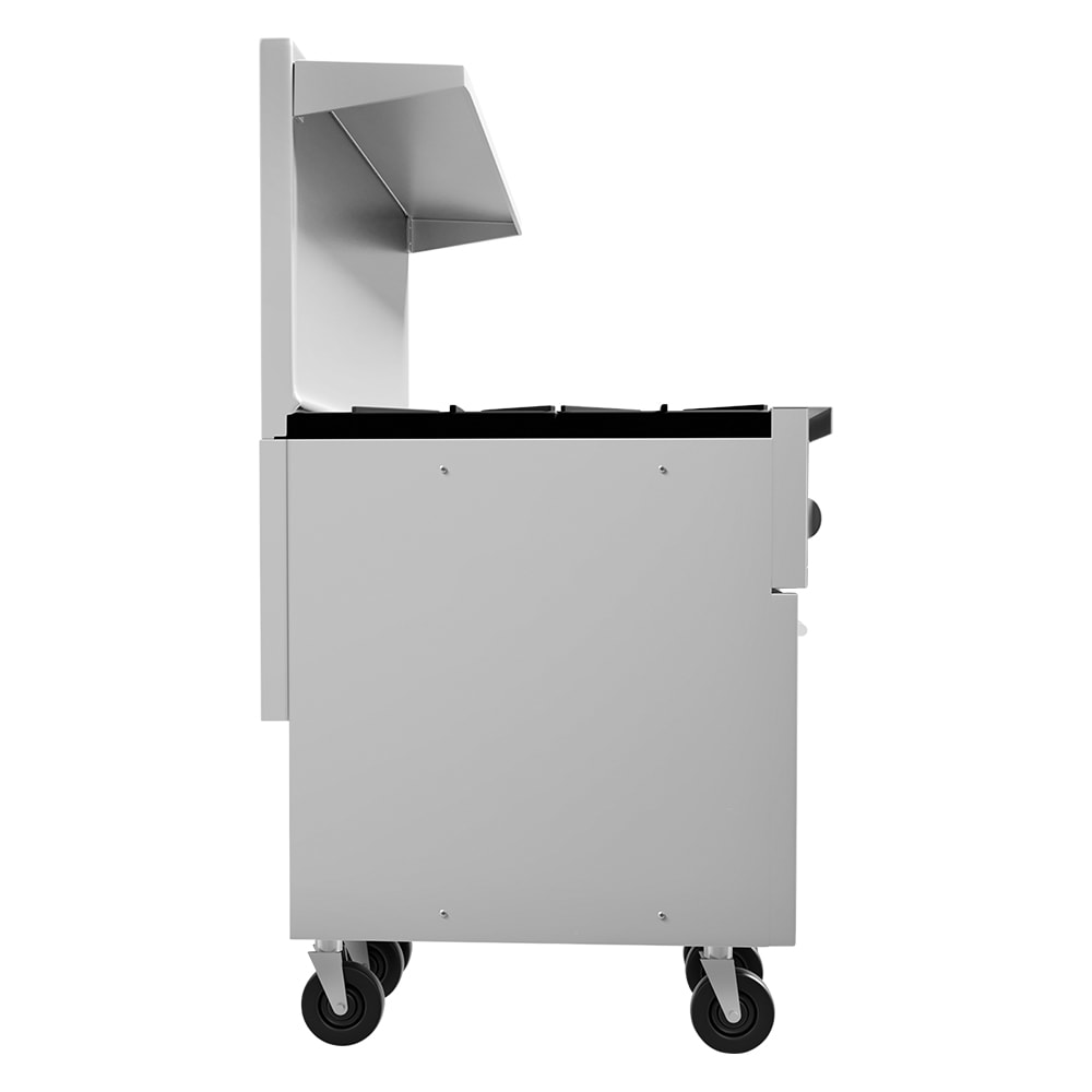 Vulcan 48S-8B 48" 8 Burner Gas Range w/ Standard Oven & Storage Base ...