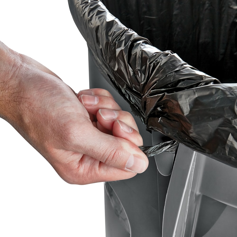 Rubbermaid FG265500GRAY 55 gallon Brute Trash Can - Plastic, Round