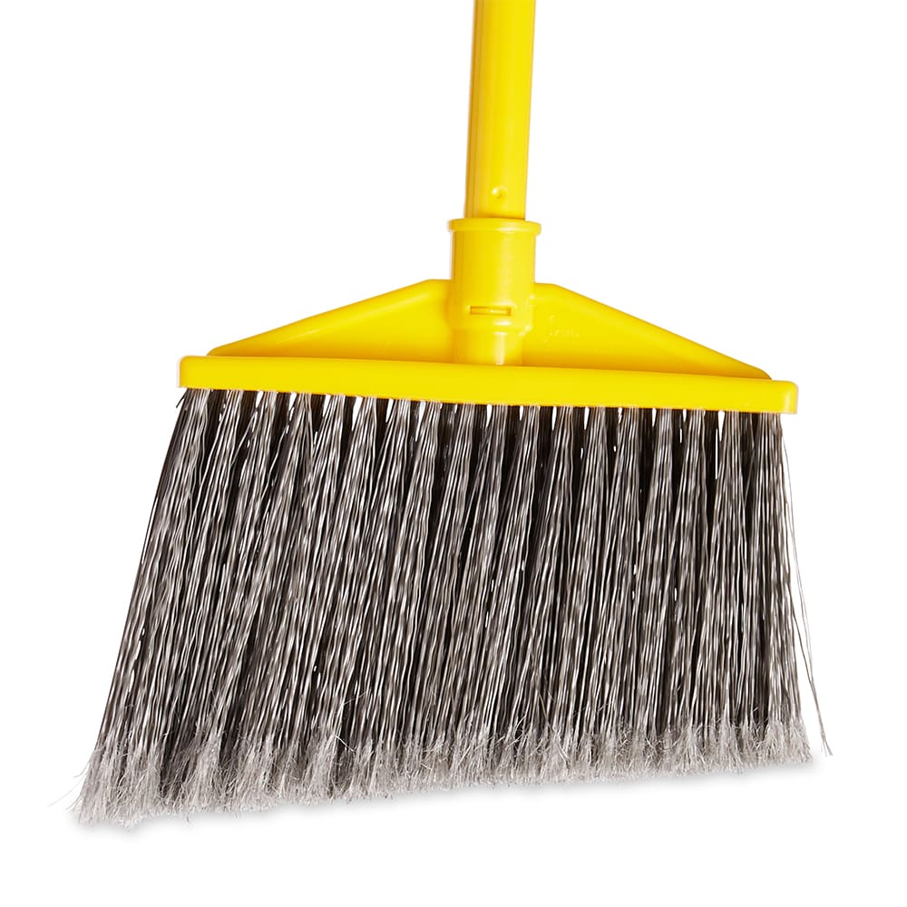 Rubbermaid FG637500GRAY 56"L BRUTE® Lobby Broom w/ Angle Bristles ...