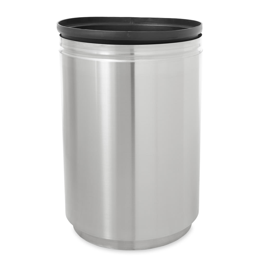 Rubbermaid FGR2030SSPL 30 gal Indoor Decorative Trash Can - Metal ...