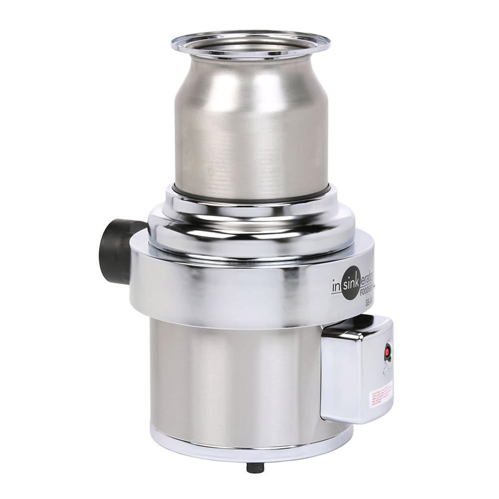 InSinkErator SS-500 Disposer, Basic Unit Only, Stainless 5 HP, 208v/3ph