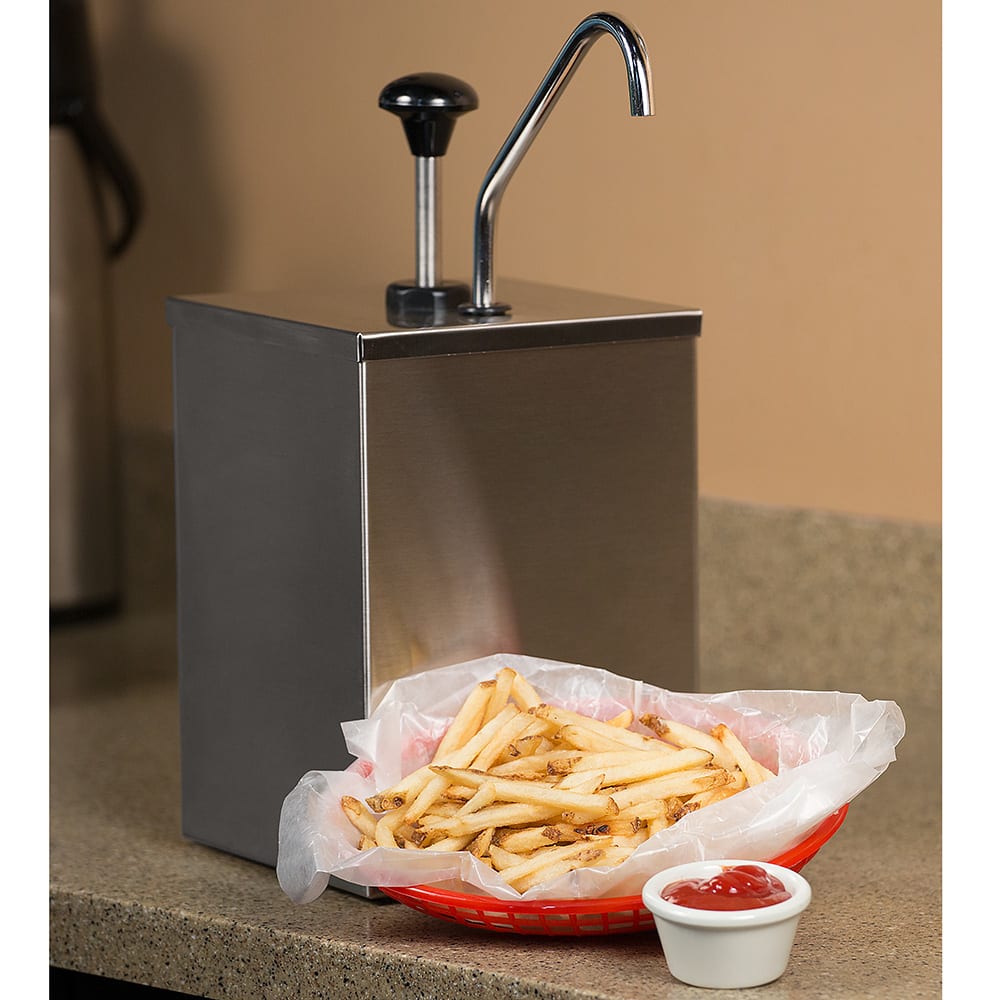Carlisle Pump Style Condiment Dispenser w/ (1) Pump, (1 1/4) oz Stroke ...