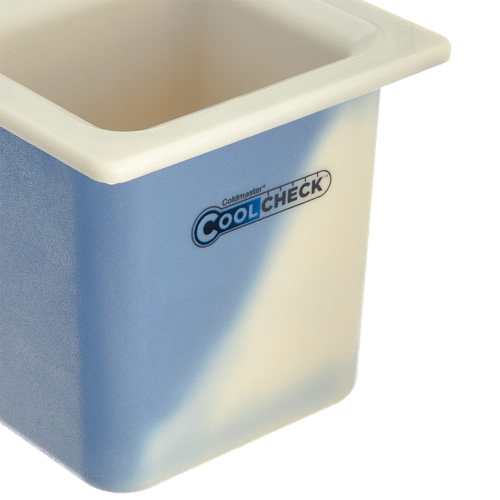 Carlisle 1/6 Size Coldmaster Coolcheck Food Pan, 6" Deep, 1 7/10 qt ...