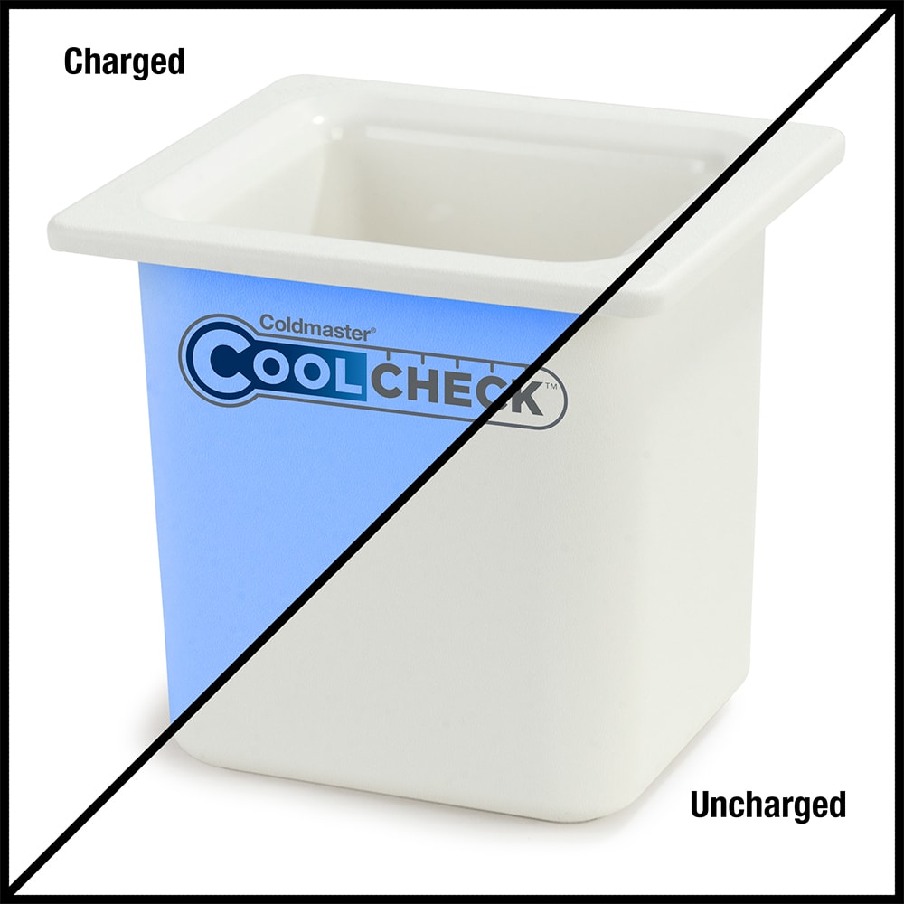 Carlisle 1/6 Size Coldmaster Coolcheck Food Pan, 6" Deep, 1 7/10 qt ...