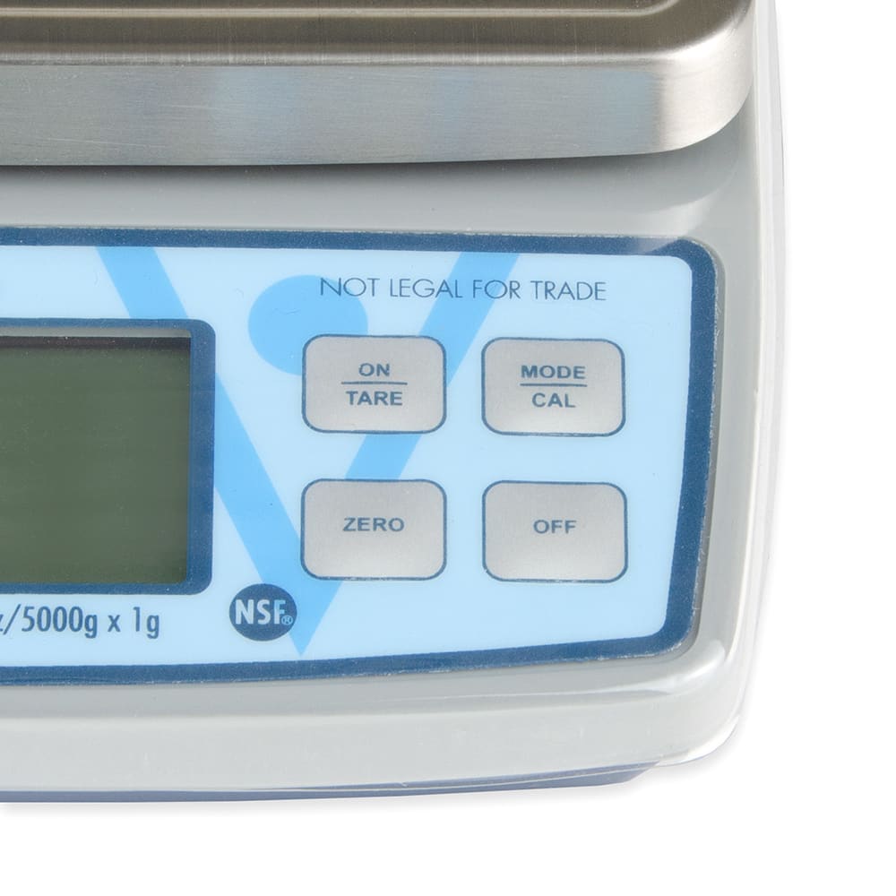 Edlund BRV-160 10 lb Square Digital Scale w/ Removable Platform - 5 1/8 ...