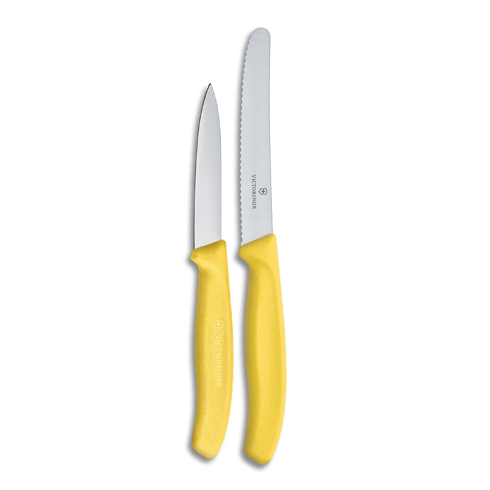 Victorinox 6.7836.L118-X2 Utility & Paring Knife Set - Stainless Steel ...