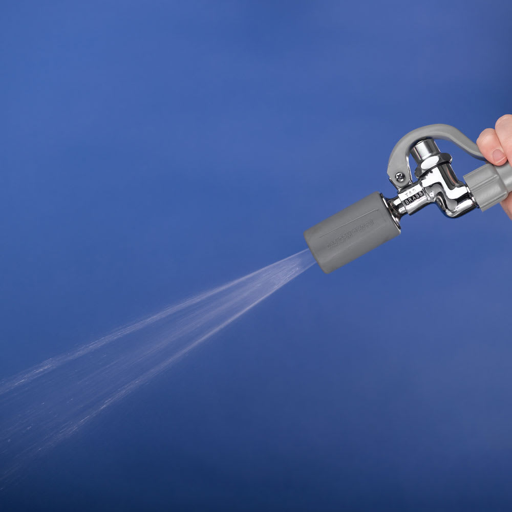 T&S B-0107-C 0.65 GPM Spray Valve, Low Flow, Fan Jet Knife Action Spray