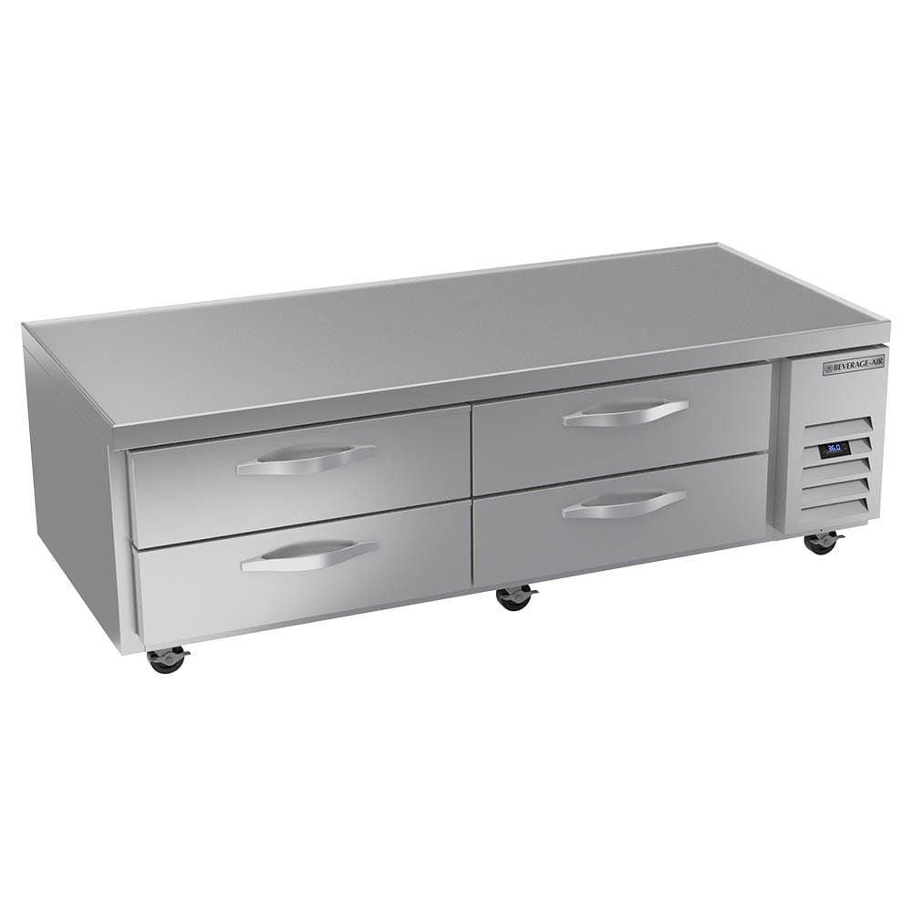 Beverage-Air WTRCS72HC 72" Hydrocarbon Series Chef Base w/ (4) Drawers ...