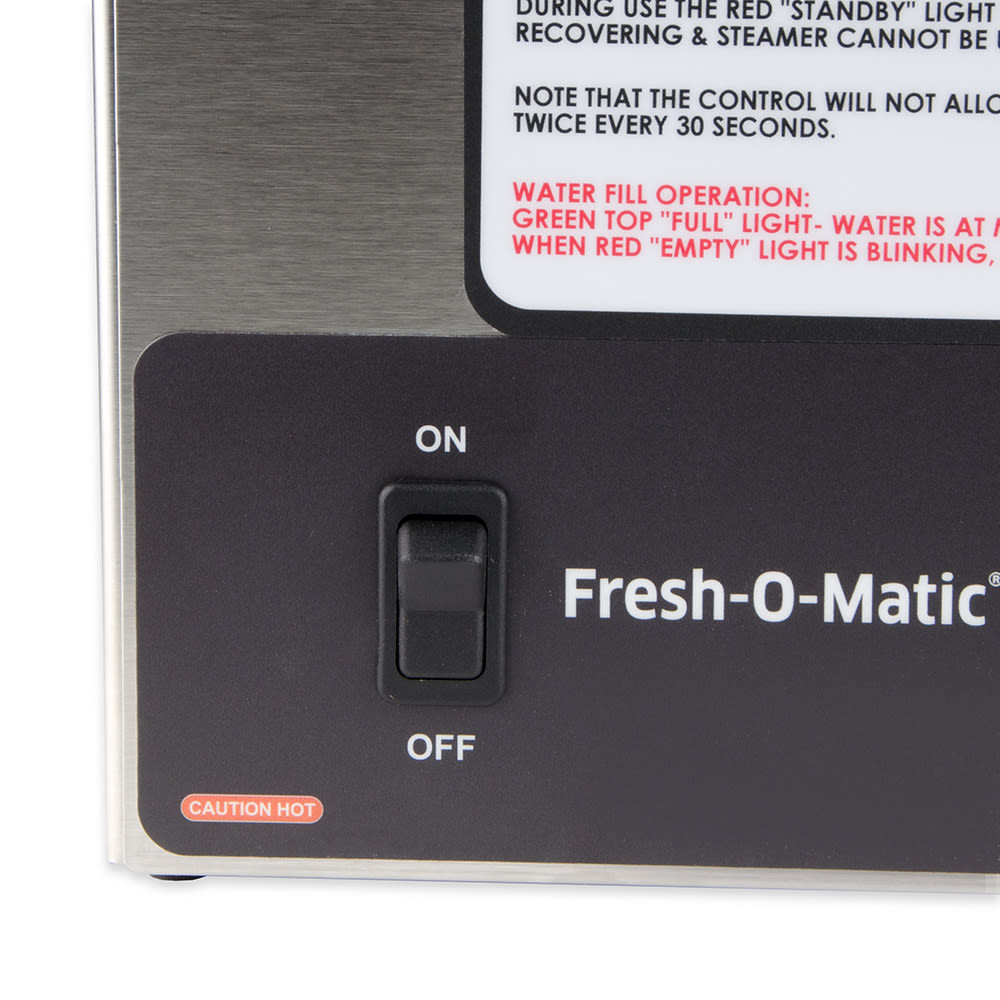 Fresh-O-Matic - Nemco 6625B Steamer w/ Manual Water Fill, 120v