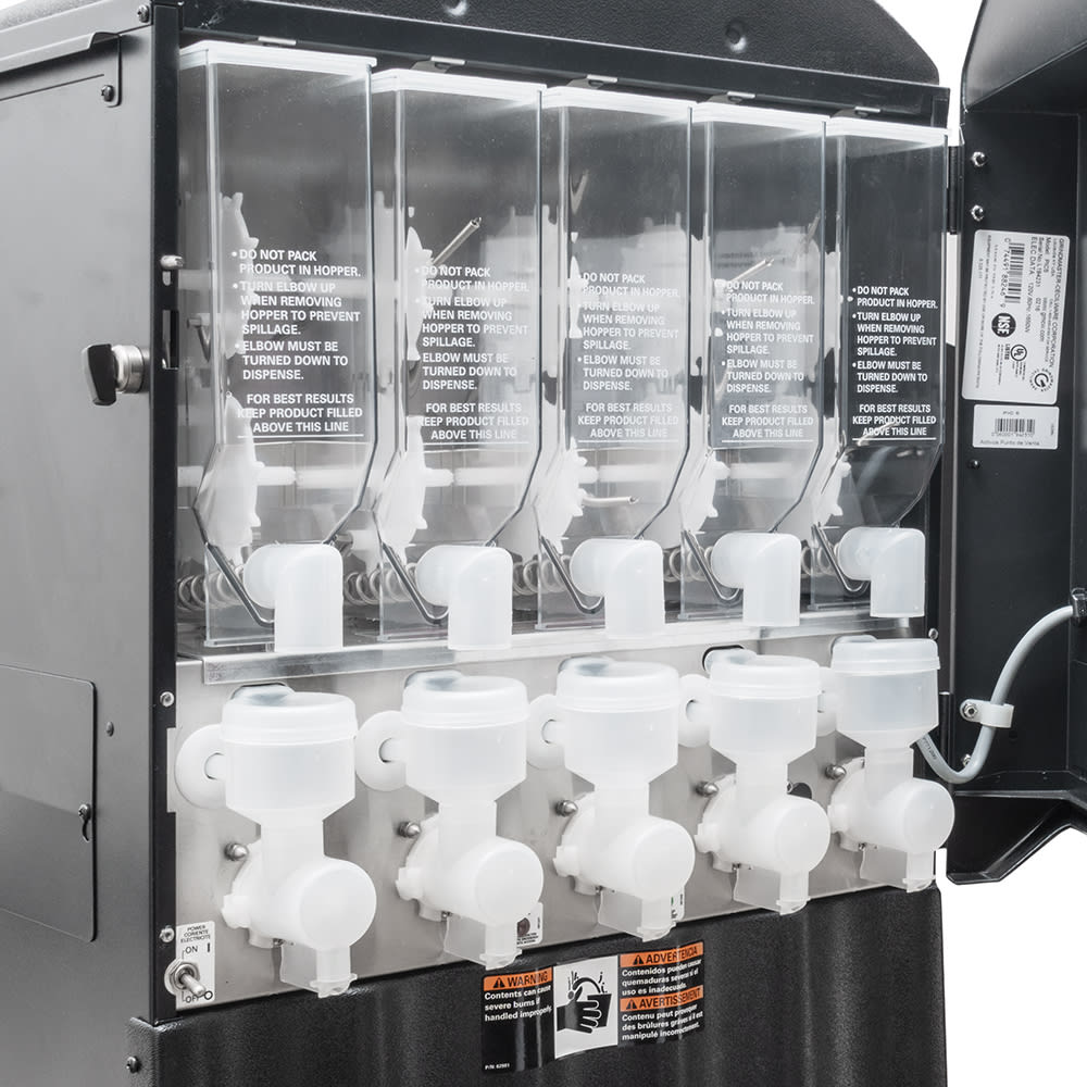 Grindmaster PIC5 5 Flavor Hot Chocolate/Cappuccino Dispenser w/ (5) 5 ...