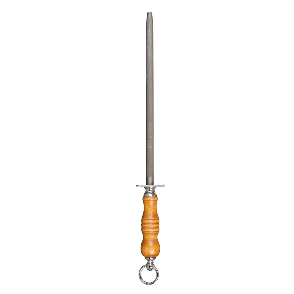 Dexter Russell 1227-14 14" Butcher Steel w/ Hardwood Handle, Carbon Steel