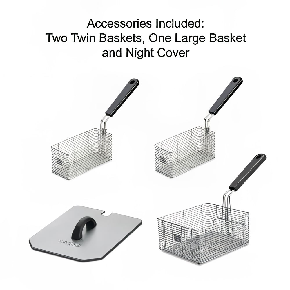 Waring WDF1000 Countertop Electric Fryer - (1) 10 lb Vat, 120v