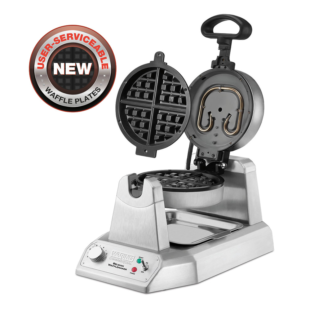 Waring WW180X Single Classic Belgian Waffle Maker w/ Cast Aluminum ...