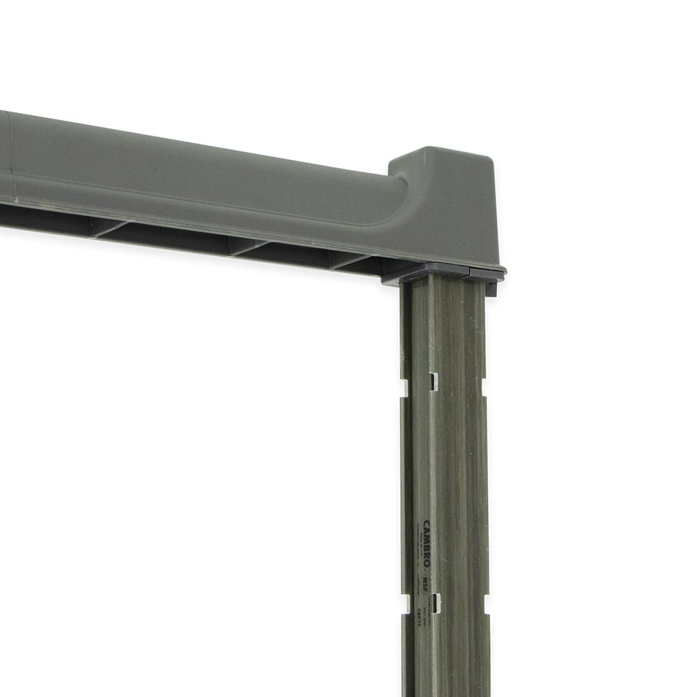 Cambro CBPK2184580 Camshelving® Basics Post Kit - 21" x 84", Brushed ...