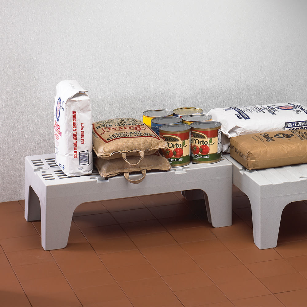 Cambro DRS360480 36" Stationary Dunnage Rack w/ 1500 lb Capacity, Polymer