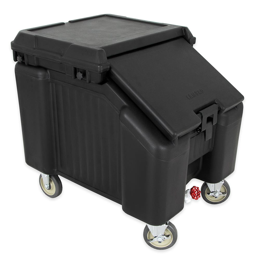 Cambro ICS100L110 100 lb SlidingLid™ Insulated Mobile Ice Caddy ...
