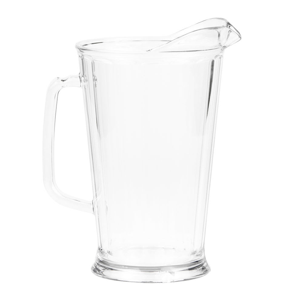 Cambro P64CW135 64 oz Camwear Pitcher - Lip and Pour Spout, Clear