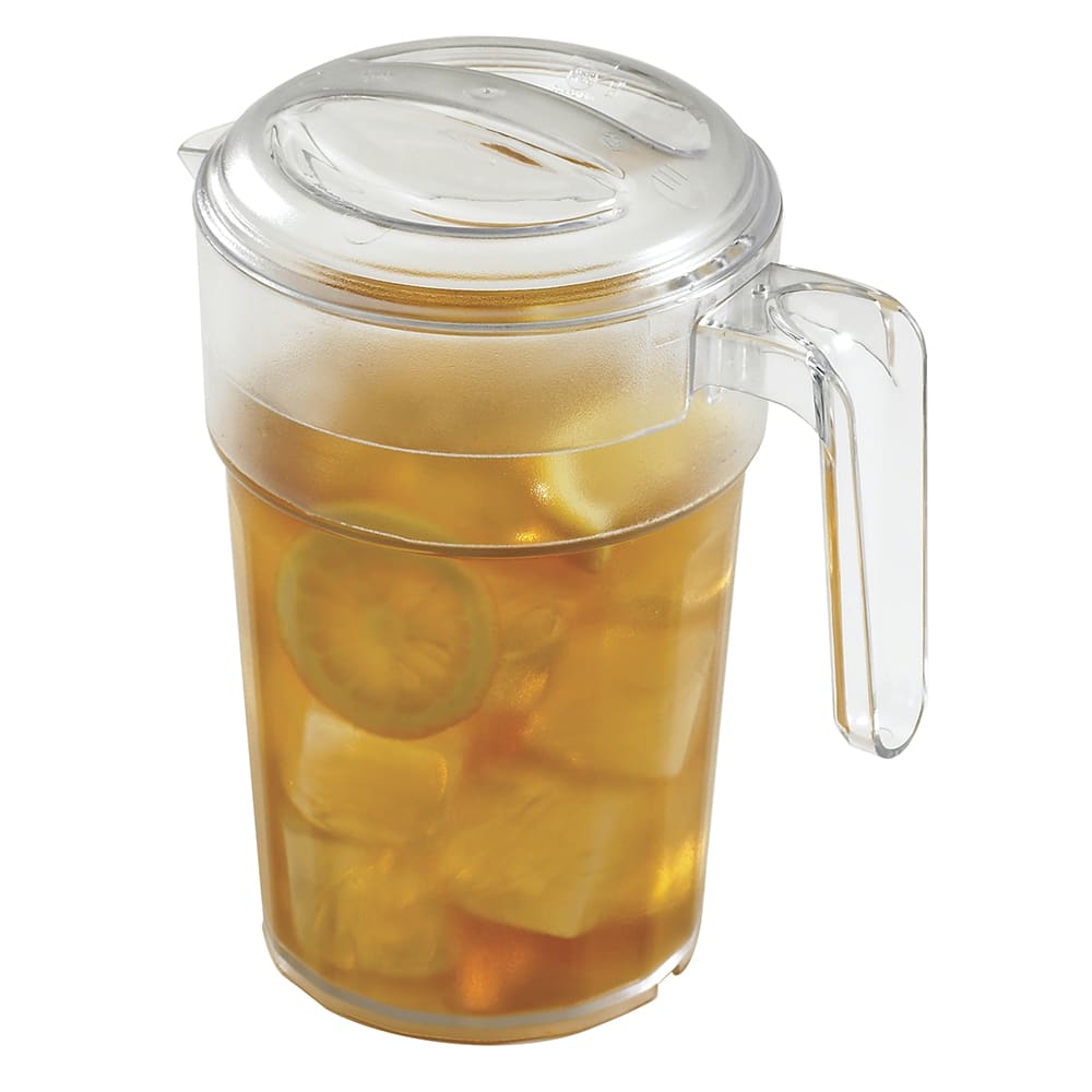 Cambro PC34CW135 34 oz Plastic Pitcher w/ Thumb Grip, Frosted