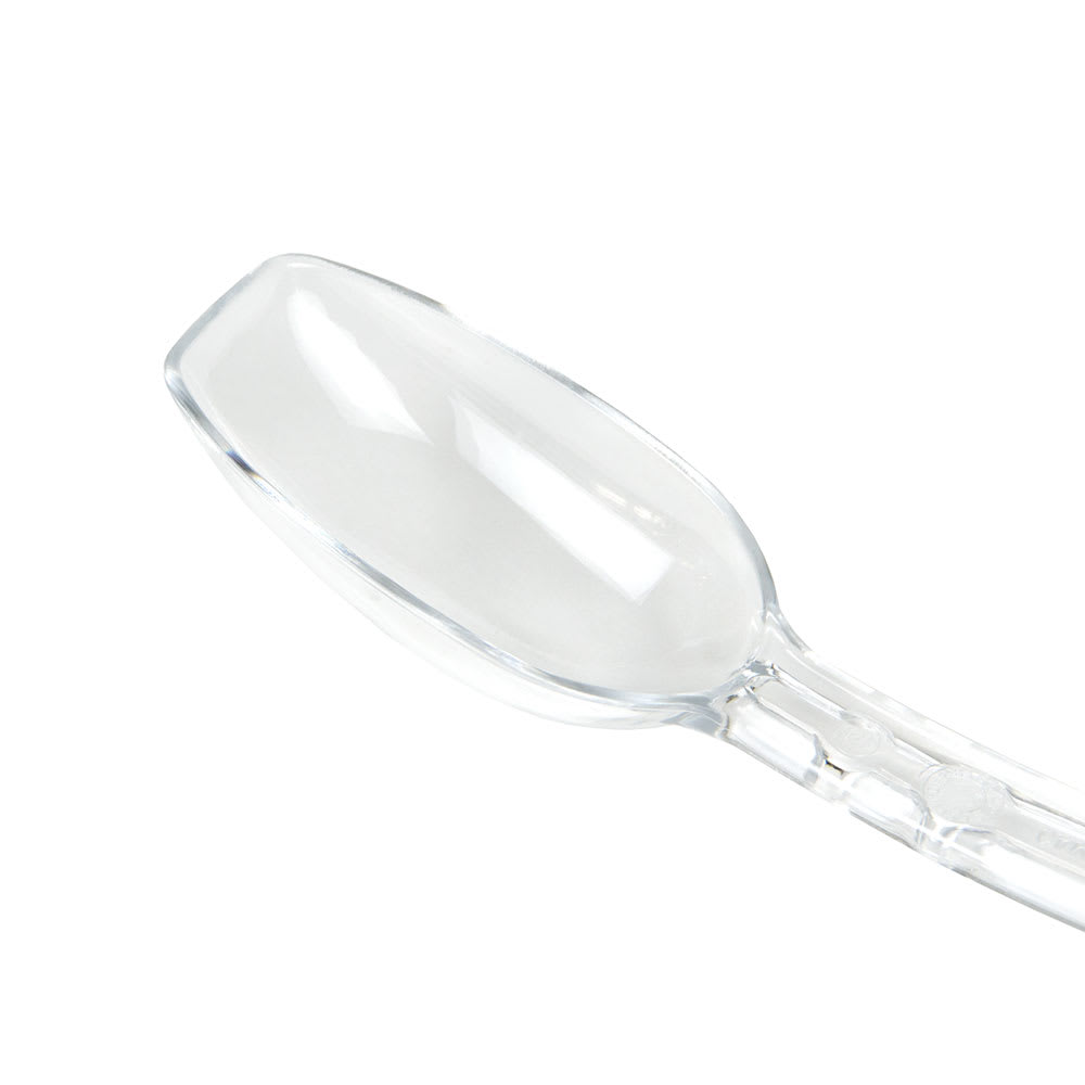 Cambro SPO8CW135 8" Notched Deli Spoon - Clear