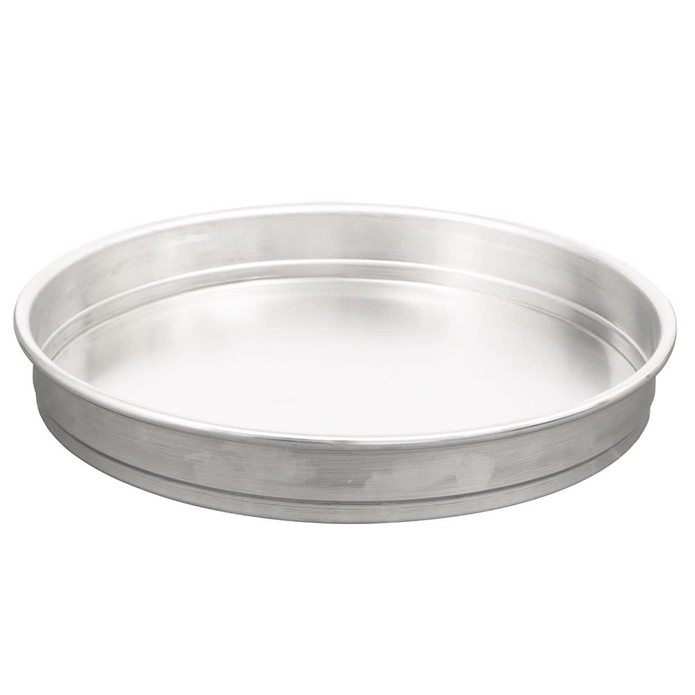 American Metalcraft HA5014 14" Self Stacking Pizza Pan, 2" Deep, Aluminum