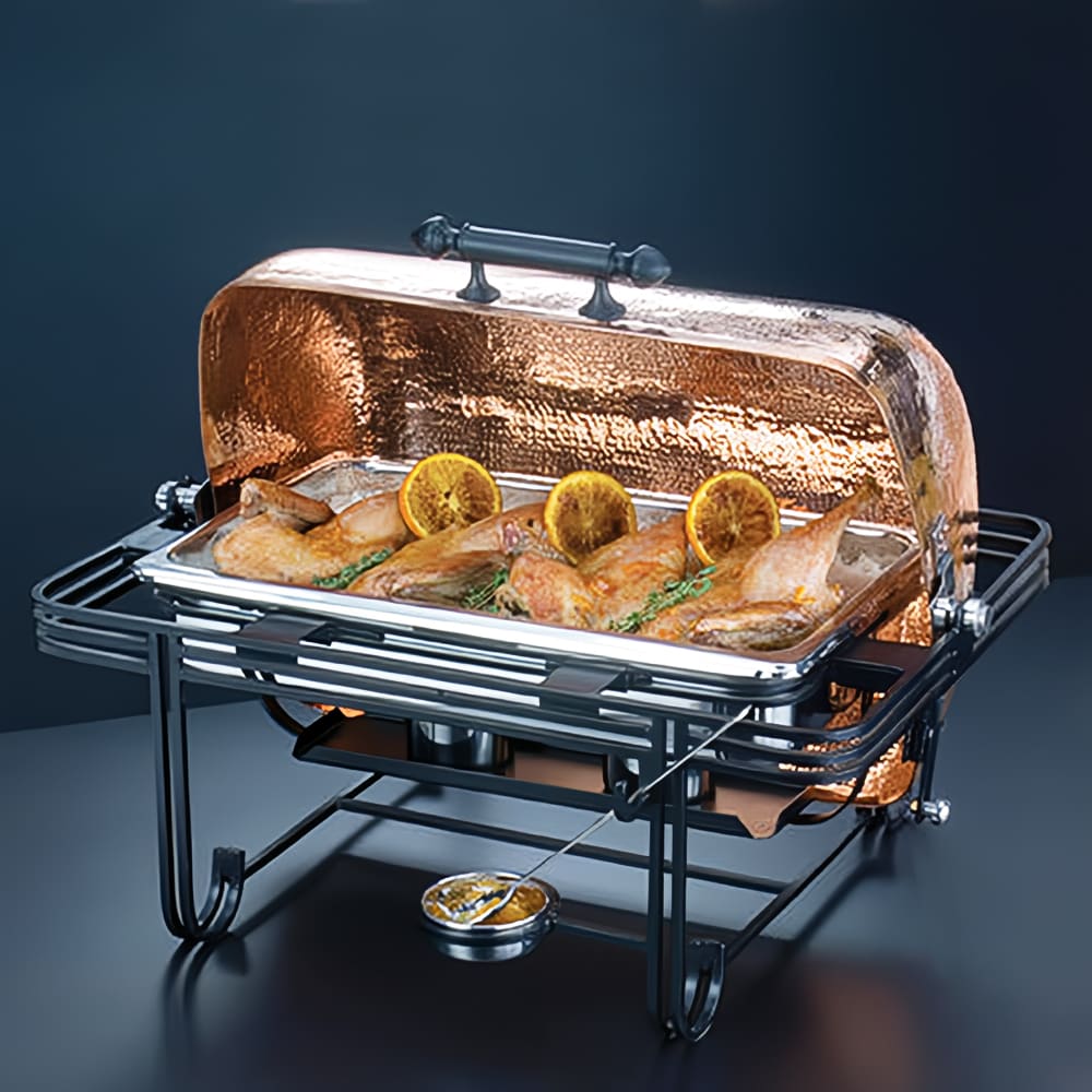 American Metalcraft MESA72C Full Size Chafer w/ Roll-top Lid & Chafing ...