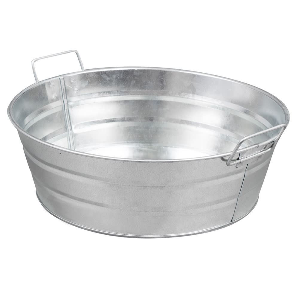 American Metalcraft MTUB10 54 oz Round Serving Tub w/ Side Handles - 9 ...