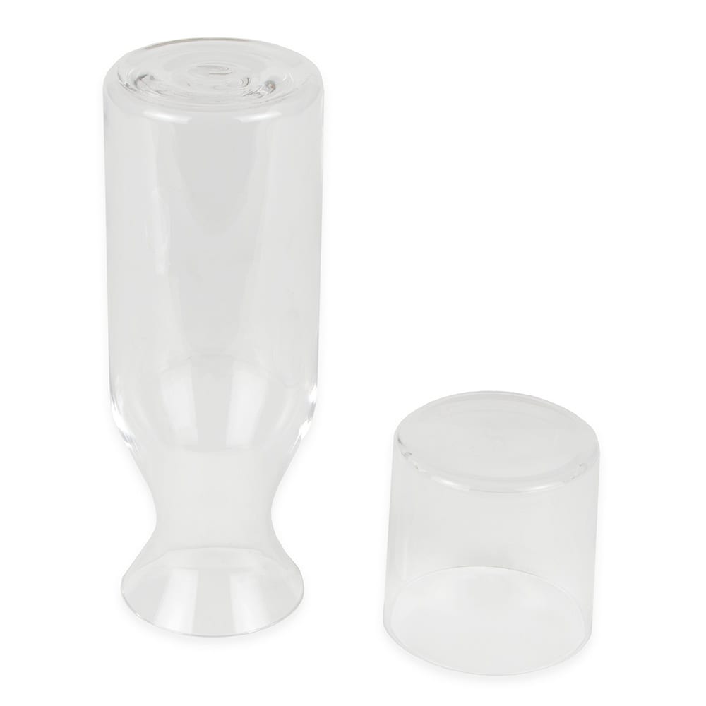 American Metalcraft WC40 40 oz Water Carafe w/ 18 oz Cup - Plastic, Clear