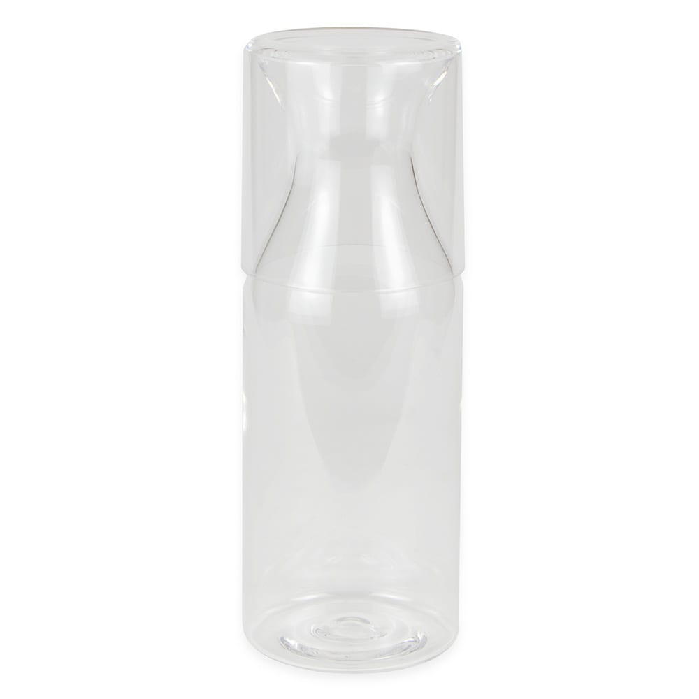 American Metalcraft WC40 40 oz Water Carafe w/ 18 oz Cup - Plastic, Clear