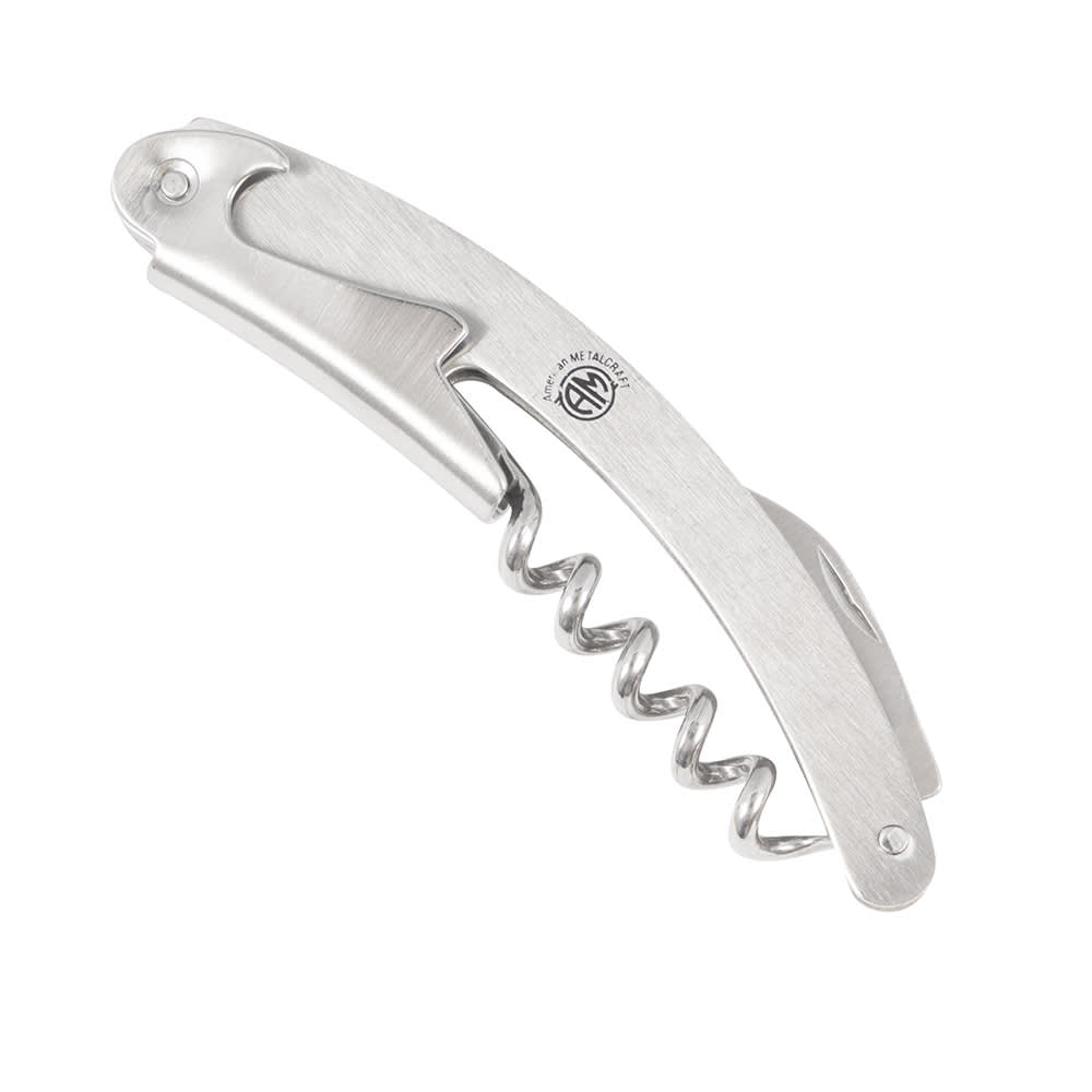 American Metalcraft WCS137 Waiter's Corkscrew w/ Foil Cutter & Bottle ...