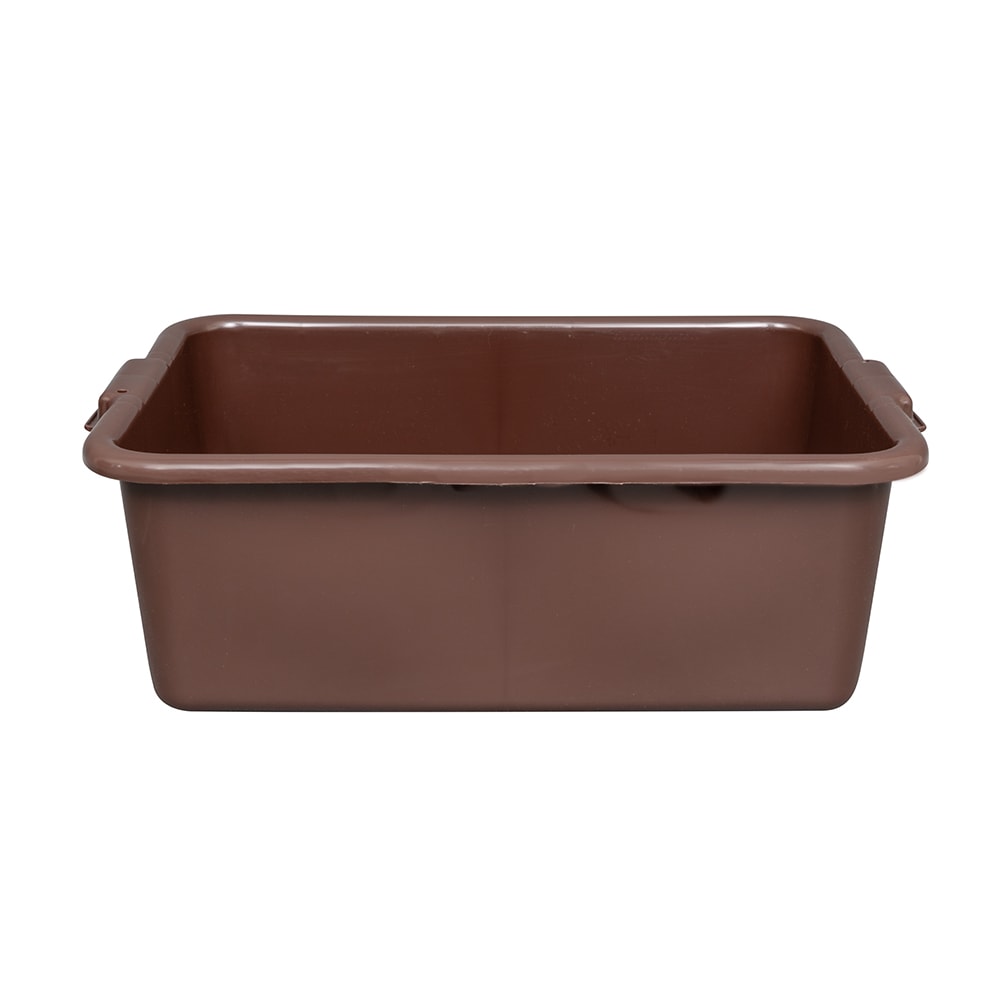Vollrath 1527-01 Traex® Bus Box - 15 1/2" x 21 3/4" x 7", Chocolate