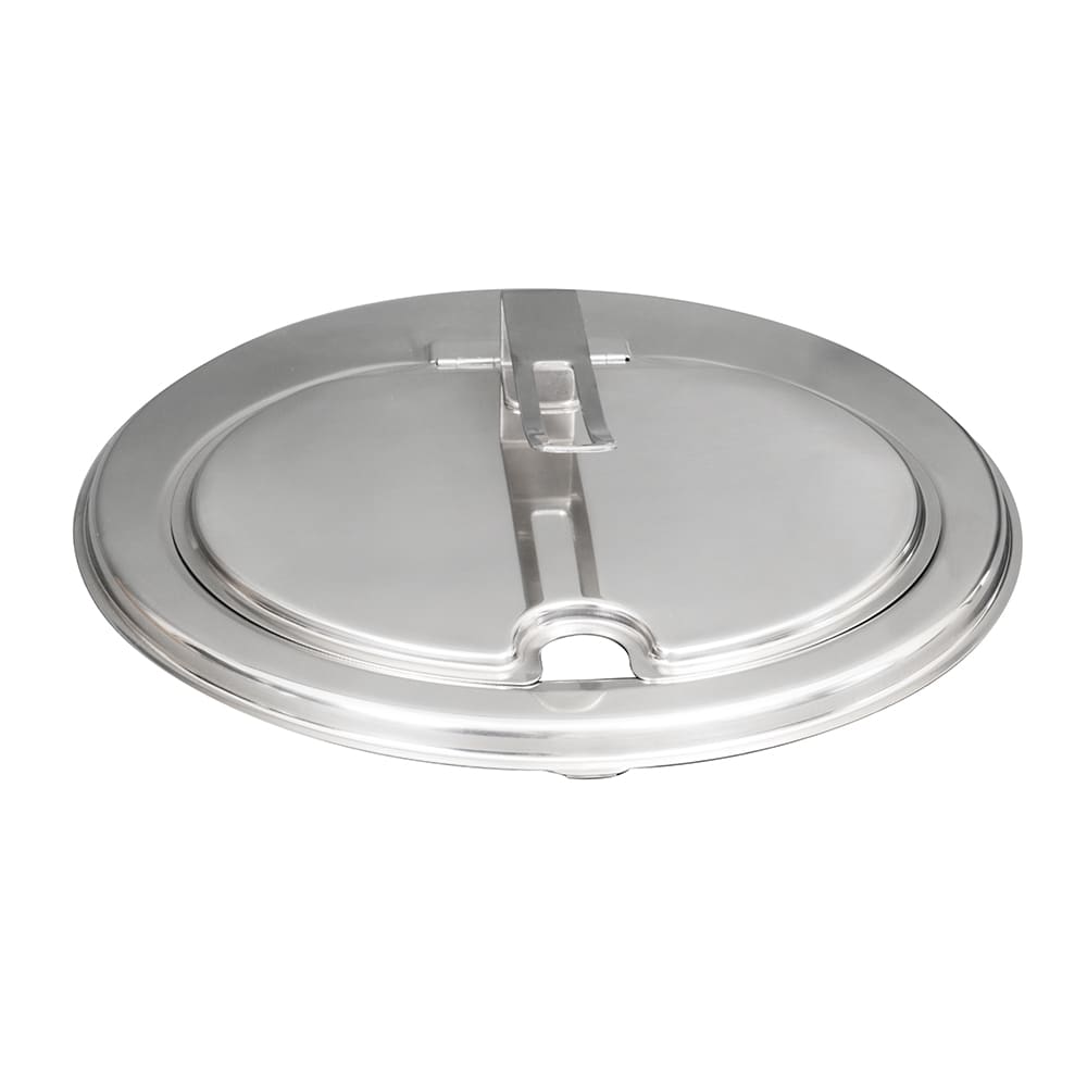 Vollrath 47494 Hinged Inset Cover for 11 1/4 qt Inset - Stainless Steel