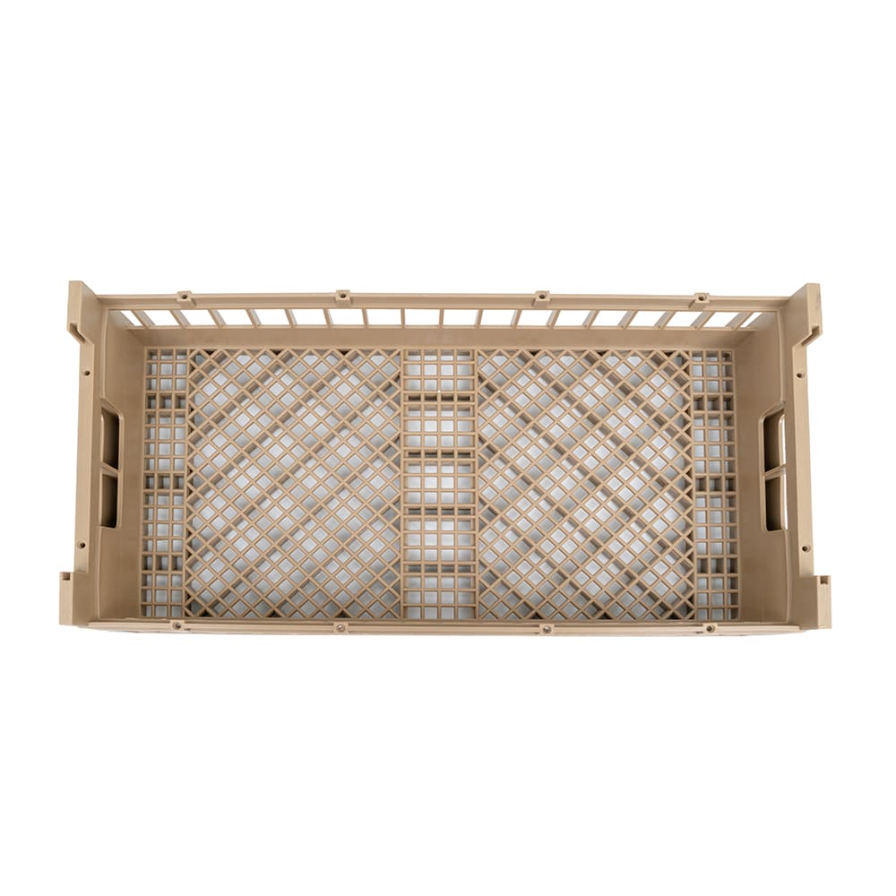 Vollrath 52827 Flatware Soak System - Half-Size, Rack and Soak Tub, Beige