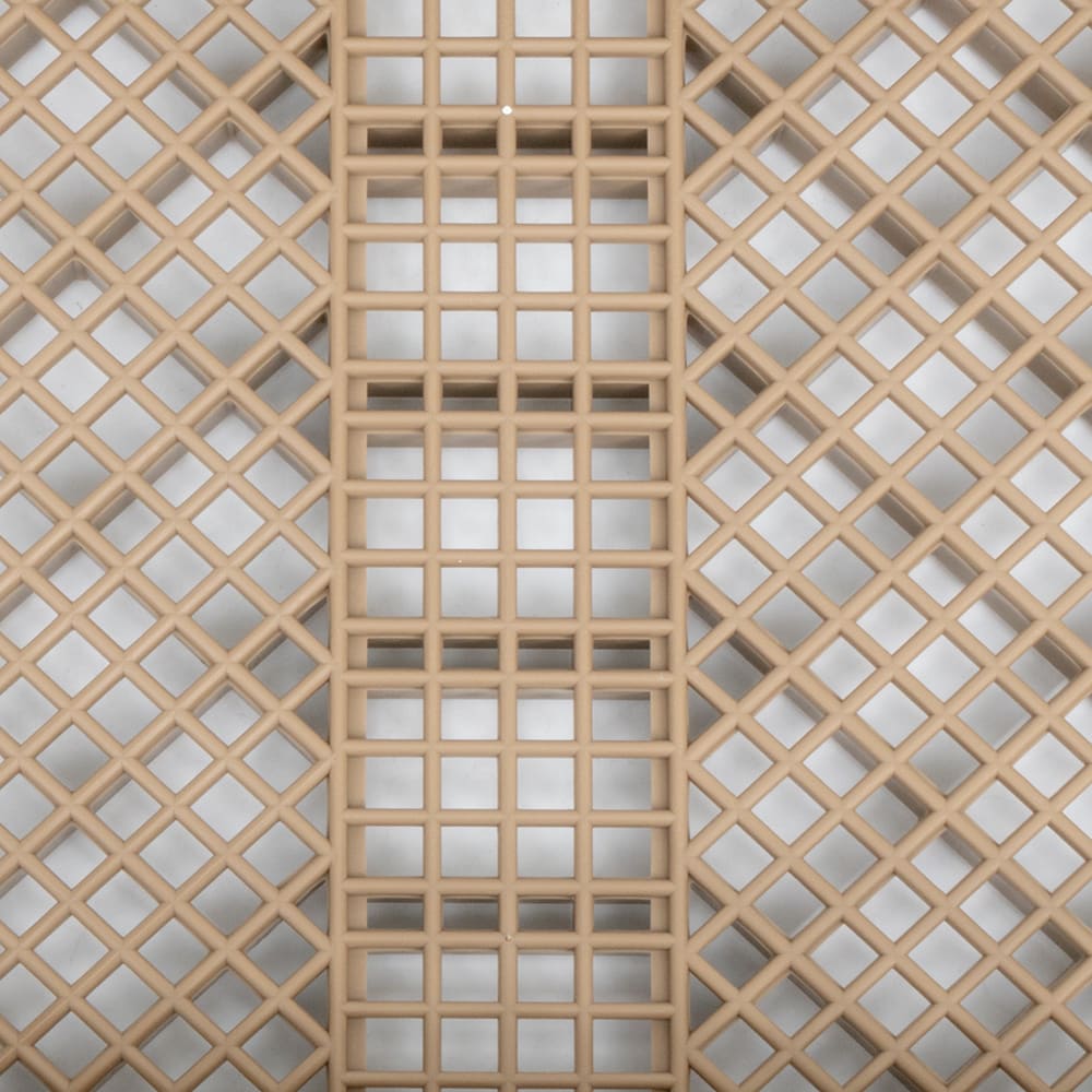 Vollrath 52827 Flatware Soak System - Half-Size, Rack and Soak Tub, Beige