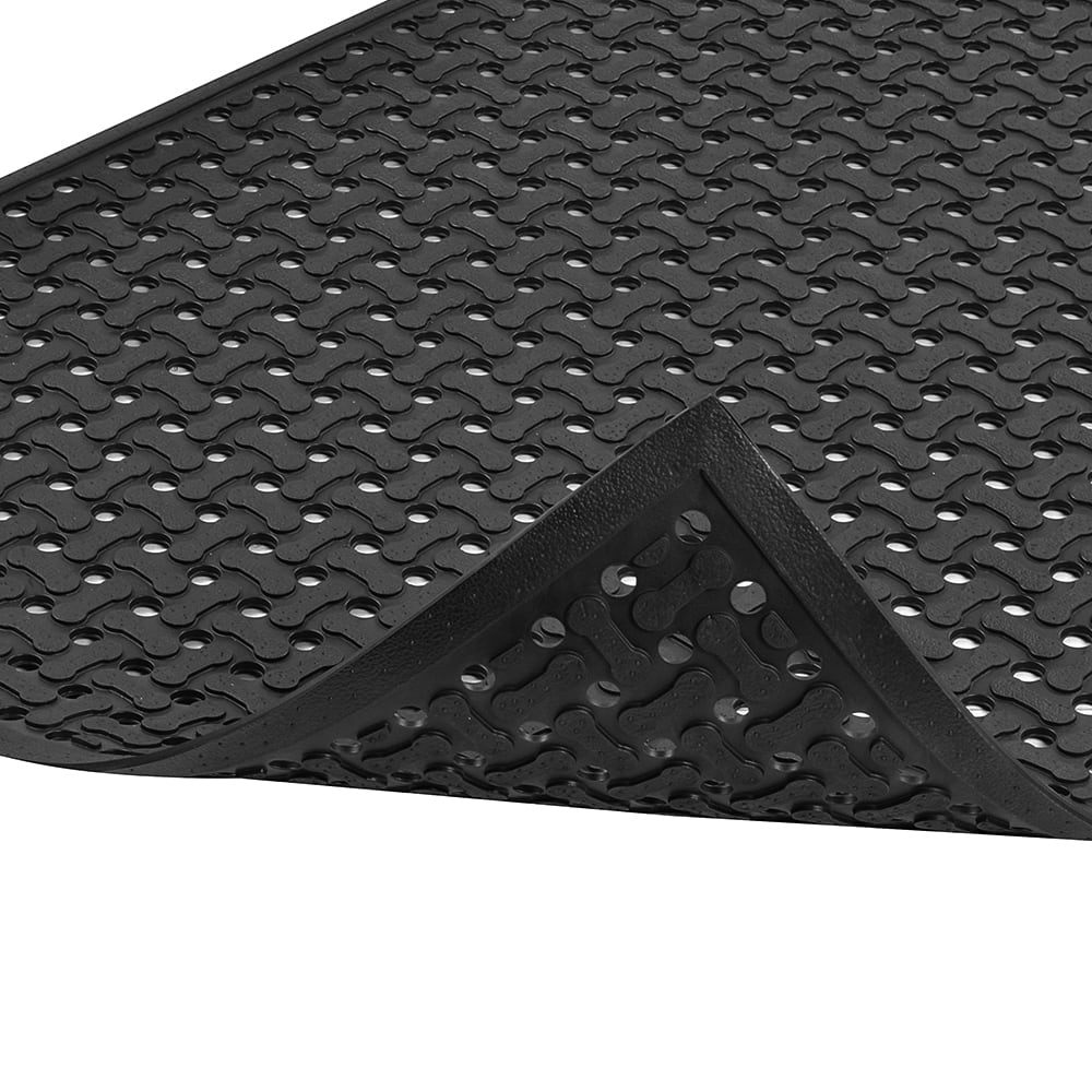 NoTrax T18S0035BL Superflow Reversible Grease Resistant Floor Mat, 3' x ...