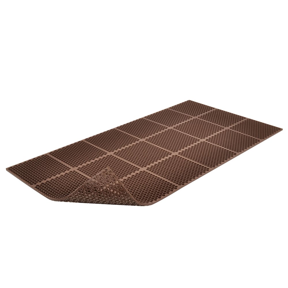 NoTrax T15S0032BR Optimat Grease-Resistant Floor Mat, 2' x 3', 1/2 ...