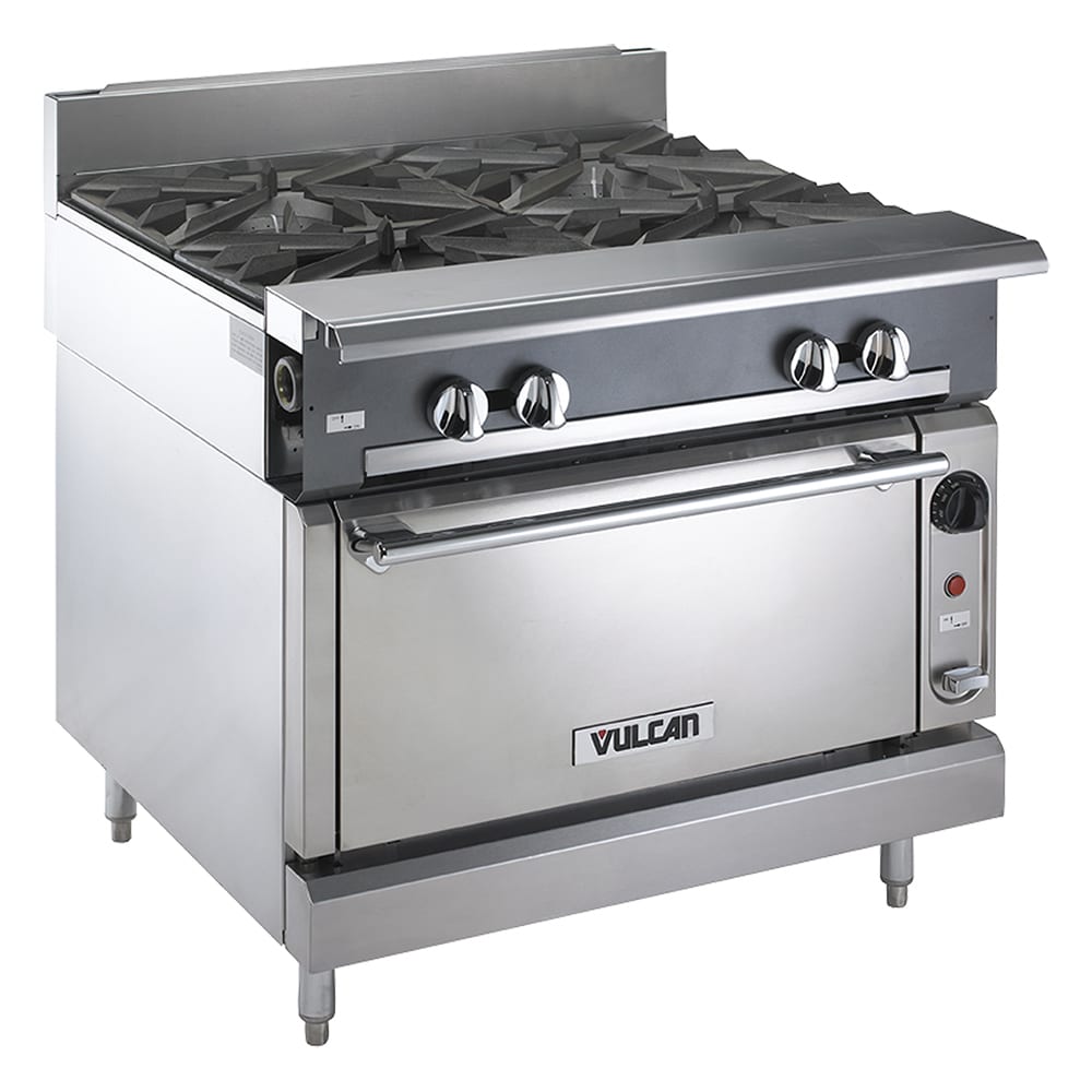 Vulcan V6B36S 36" 6 Burner Gas Range w/ Standard Oven, Liquid Propane