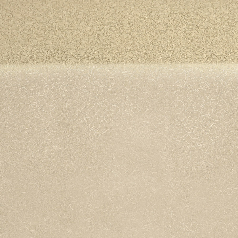 Marko 52" Square Tablecloth - Vinyl, Stone (59035252SM382)