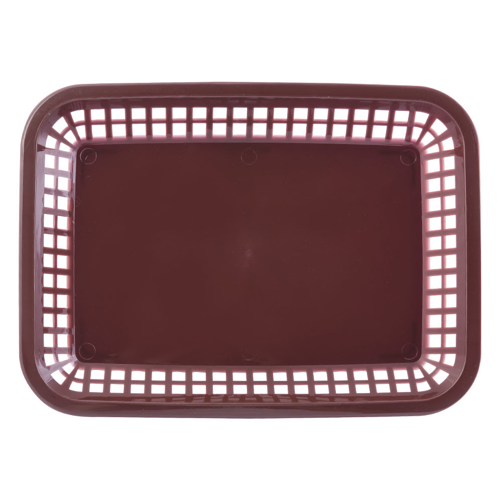 Tablecraft 1077BR Platter Basket - 10 3/4 x 7 3/4 x 1 1/2 ...