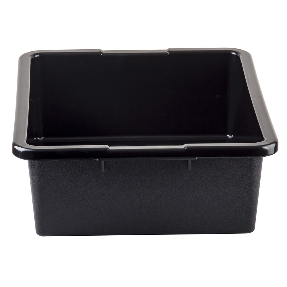 Tablecraft 1557B Bus Box - 21" x 17" x 7", Black
