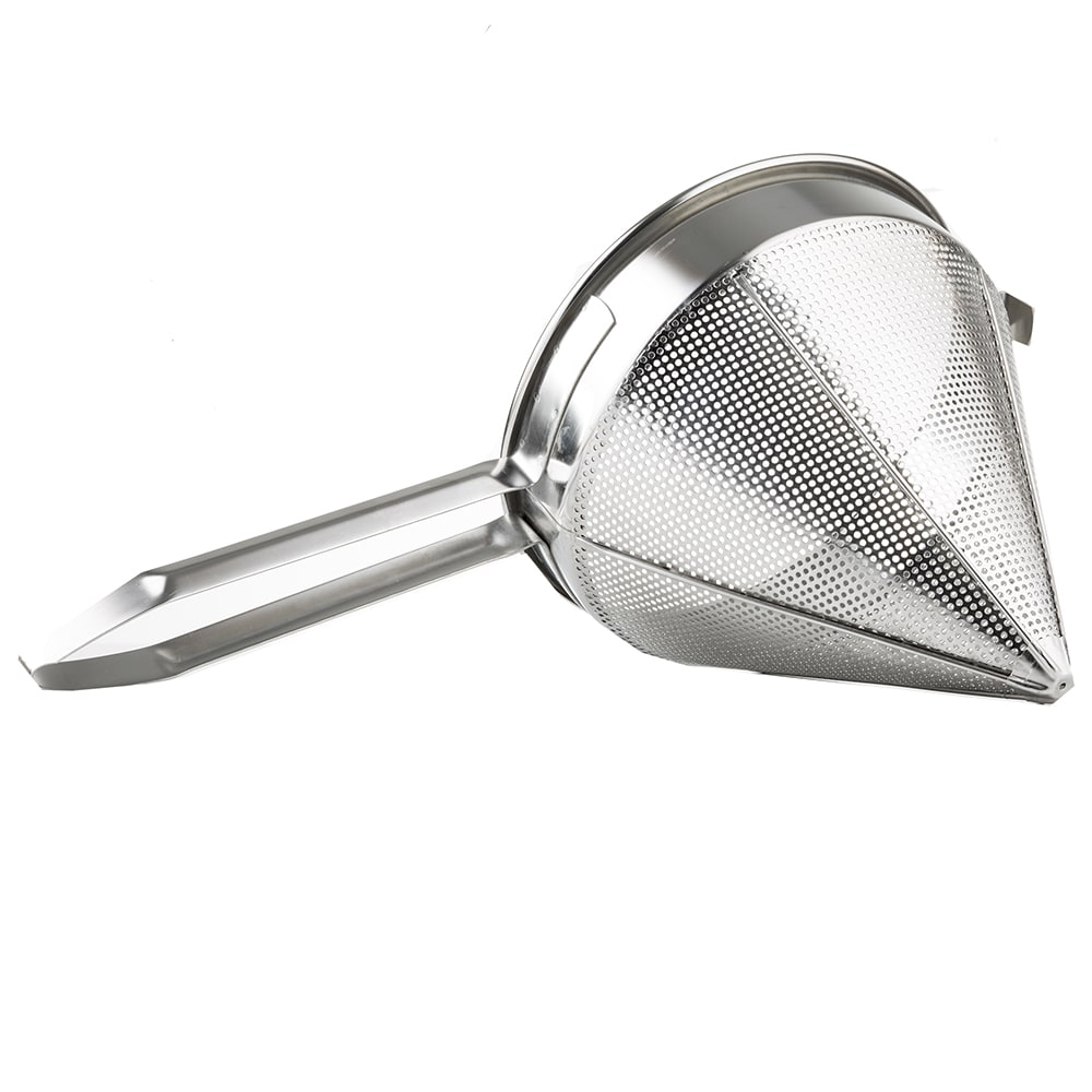 Tablecraft 1610 10" Coarse China Cap Strainer, Stainless