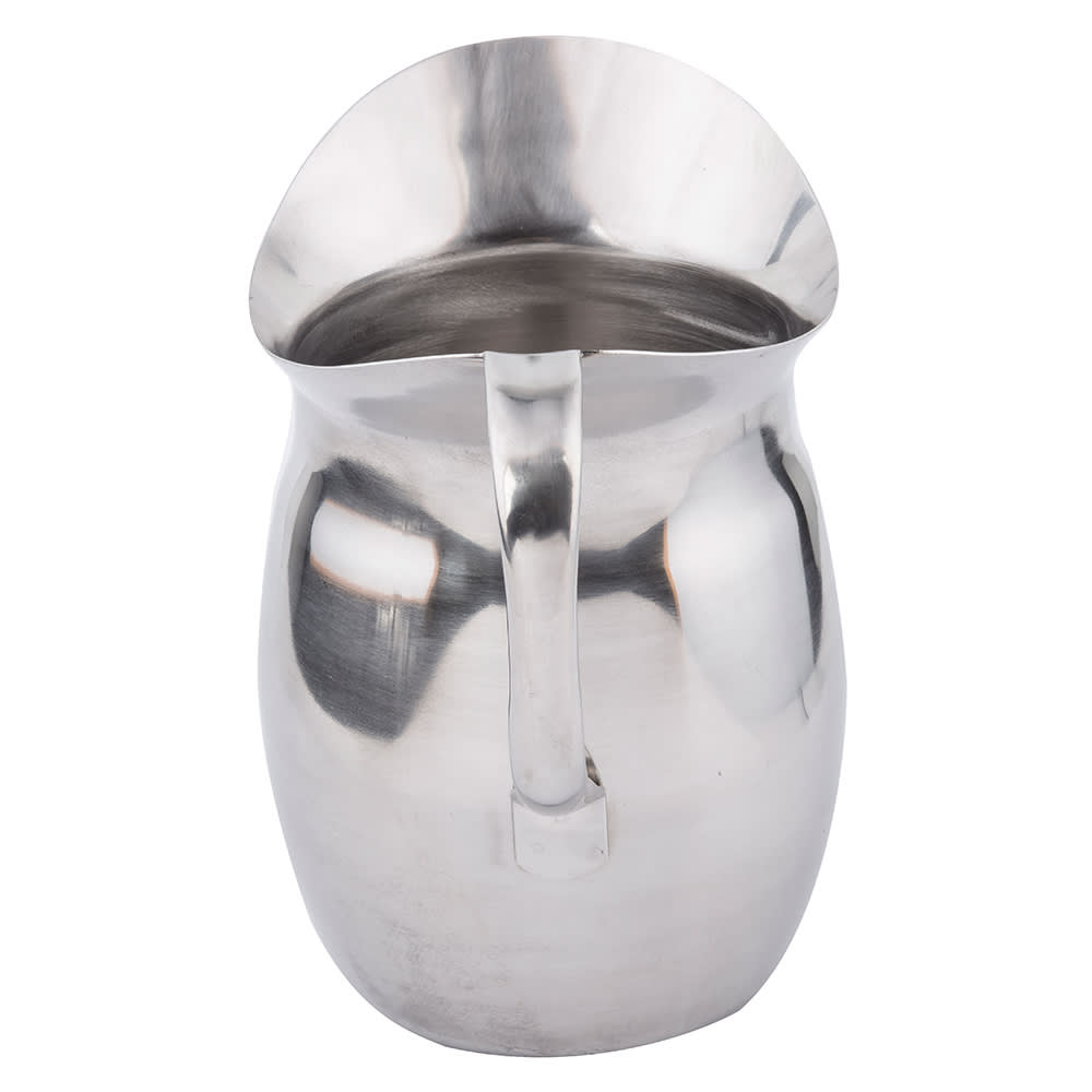 Tablecraft 203 96 oz Stainless Steel Pitcher w/ Mirror Finish