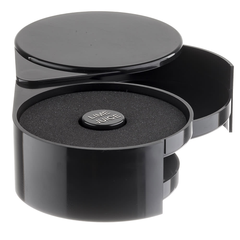 Tablecraft 666 Glass Rimmer w/ 3 ABS, Swing Out Trays