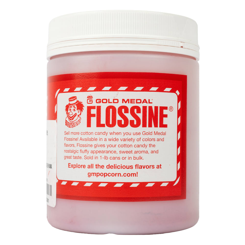 Gold Medal 3454CN 1 lb Jar Strawberry Pink Flossine®