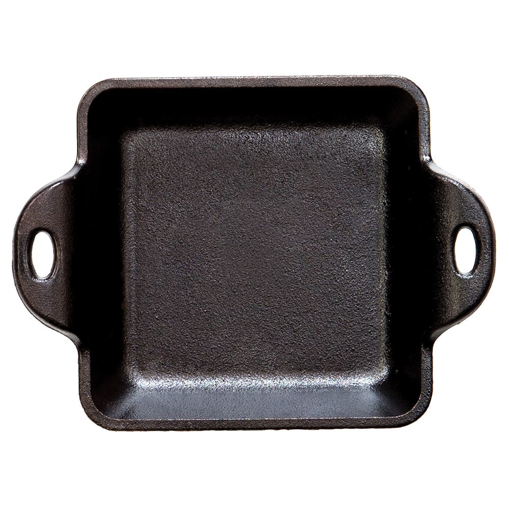 Lodge Square Mini Server w/ Handles, 10 oz, Cast Iron (HMSS)