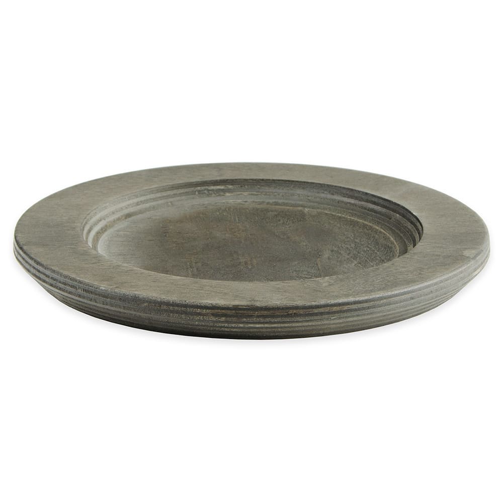 Lodge 8" Round Wood Underliner, Walnut Stain (U3RP)